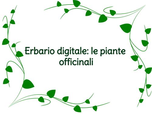 Book Creator | Erbario digitale: Le piante officinali
