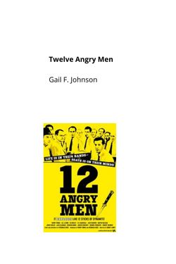 Book Creator | 12 Angry Men