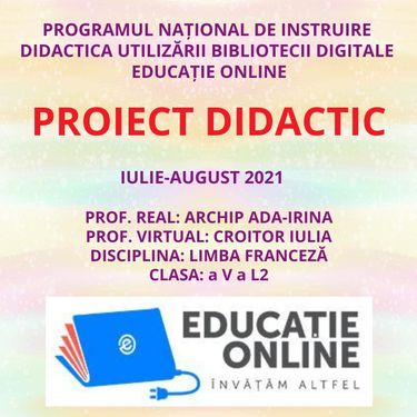 Book Creator | PROIECT DIDACTIC