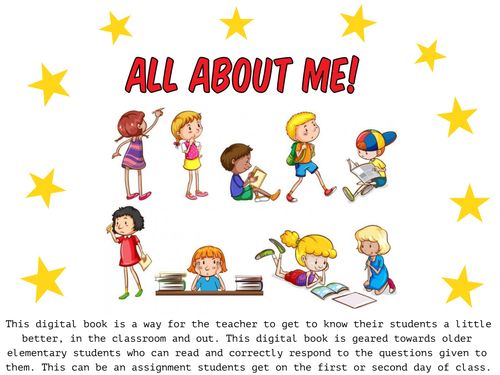 Book Creator | All About Me