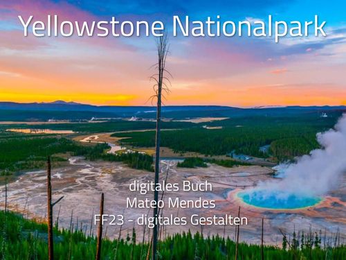 Book Creator | Yellowstone Nationalpark