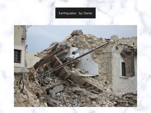 Book Creator | Earthquakes