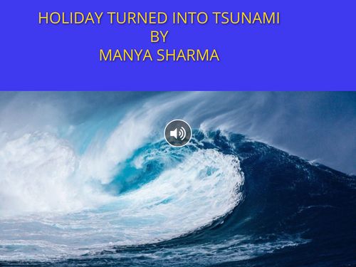 Book Creator | HOLIDAY TURNED INTO SUNAMI