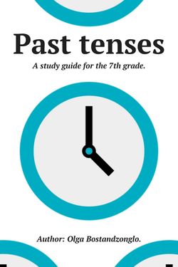 Book Creator | Past tenses