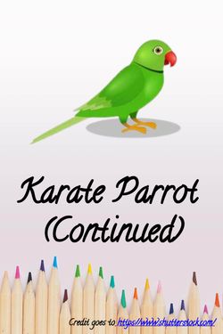 Book Creator | Karate Parrot (Continued)
