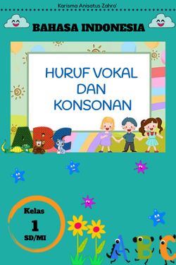 Book Creator | Huruf Vokal dan Konsonan, Bahasa Indonesia Kelas 1 SD/MI.