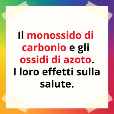 Book Creator | Il monossido di carbonio e gli ossidi di azoto