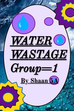 Book Creator | water wastage