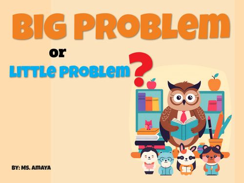 Book Creator | Big Problem or Little Problem?