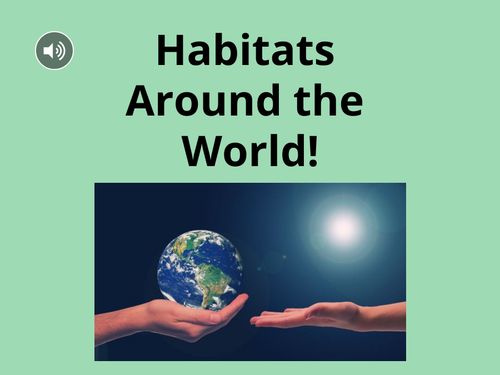 Book Creator | Habitats around the World!