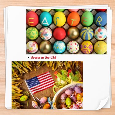 Book Creator | Easter in the USA