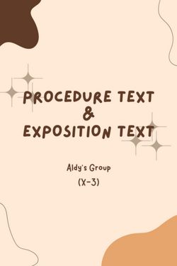 Book Creator | Procedure and Exposition Text