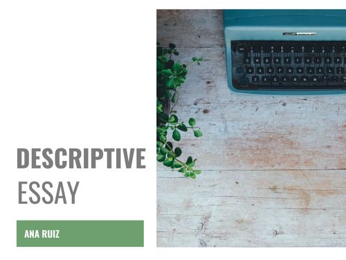 Book Creator | Descriptive Essay