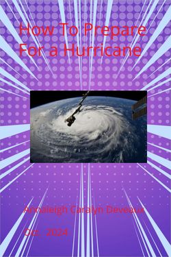 Book Creator | How To Prepare For a Hurricane