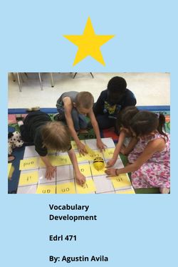 Book Creator | Vocab Development