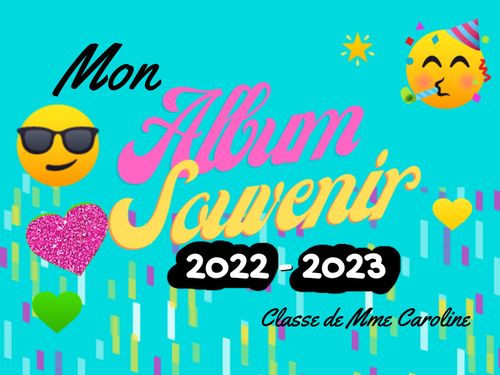 Book Creator | Modèle Album souvenir scolaire (français)