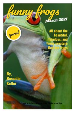 Book Creator | Frogs!