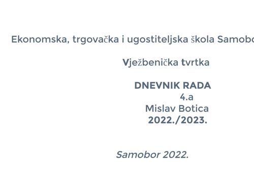 Book Creator | DNEVNIK RADA