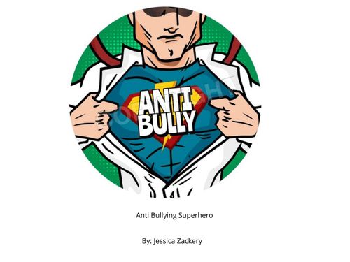 Book Creator | Anti bully super hero