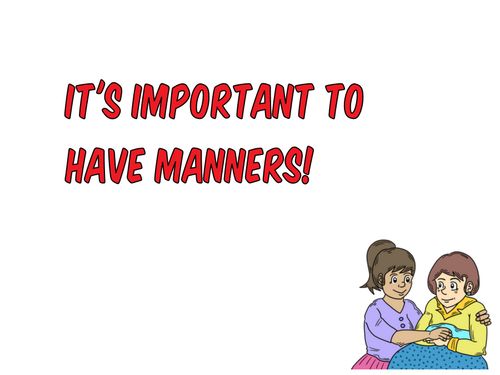 Book Creator | It's Important to Have Manners