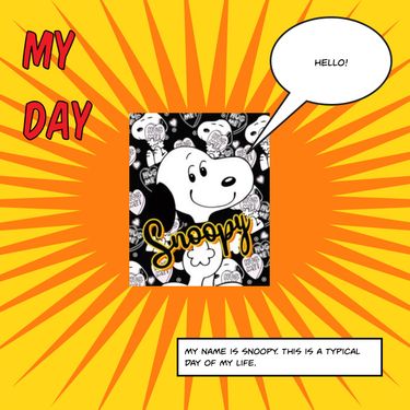 Book Creator | Snoopy's day