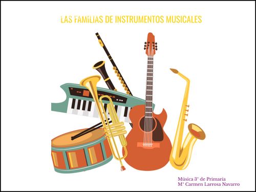 Book Creator | Familias de instrumentos musicales