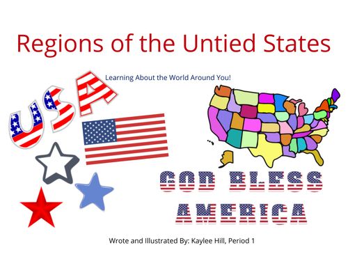 Book Creator | Regions of the United States
