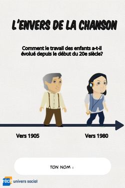 Book Creator | L'envers de la chanson - Québec entre 1905 et 1980