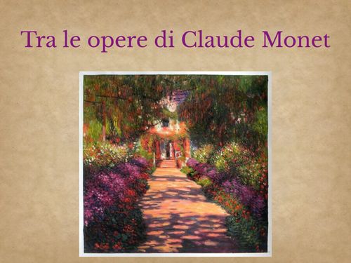 Book Creator | Tra le opere di Claude Monet