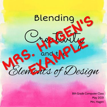 Book Creator | (copy) EXAMPLE: Blending Creativity and the Elements of ...