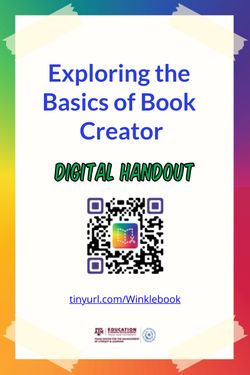 Book Creator | Book Creator Handout