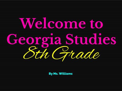Book Creator | 8th Grade Georgia Studies