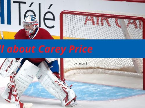 Book Creator | Carey Price