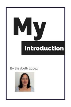 Book Creator | My Introduction