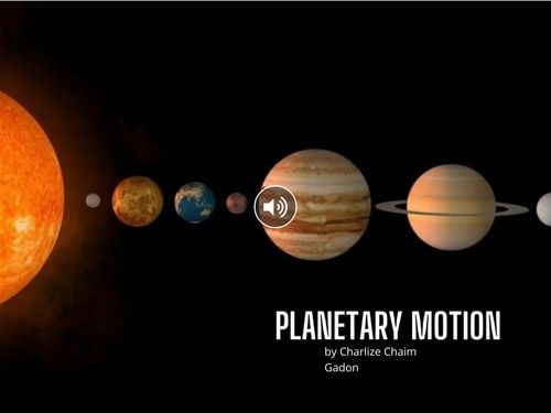 Book Creator | Planetary motion