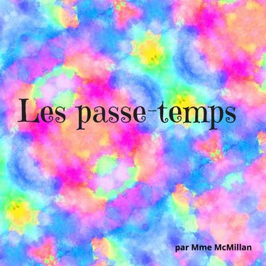 Book Creator | Les passe-temps