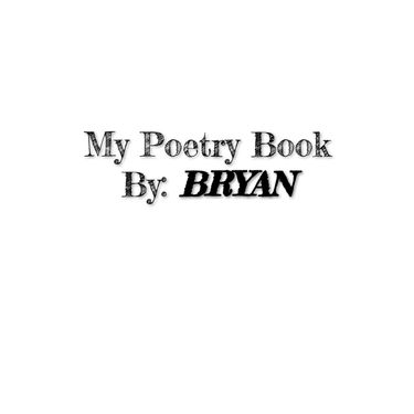 Book Creator | Poetry Book Bryan