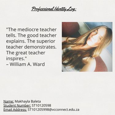 Book Creator | My professional identity log: