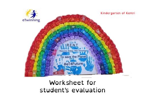 Book Creator | Worksheet for student's evaluation