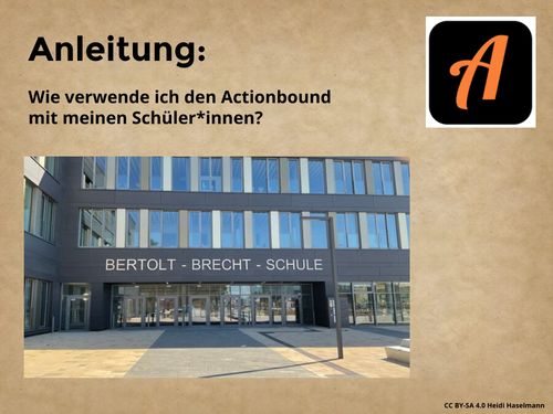 Book Creator | Anleitung Actionbound