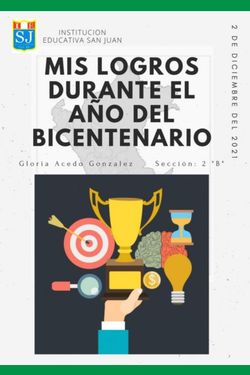 Book Creator | Mis logros durante el año del bicentenario
