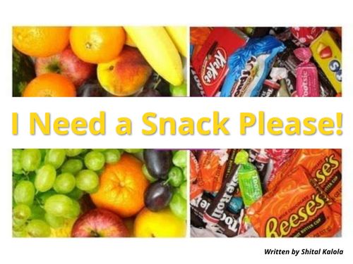Book Creator | I Need a Snack Please!