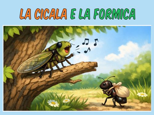 Book Creator | LA CICALA E LA FORMICA