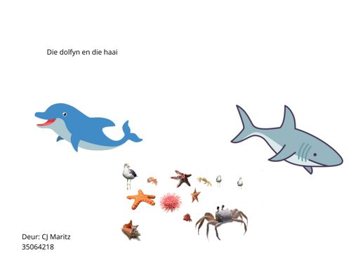 Book Creator | Die dolfyn en die haai