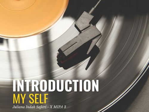 Book Creator | Introduction My Self