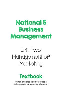 Book Creator | N5 BM Management of Marketing