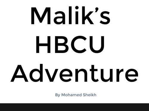 Book Creator | Malik's HBCU Adventure