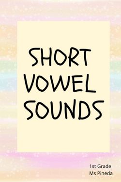 Book Creator | My Short Vowel Sounds Book