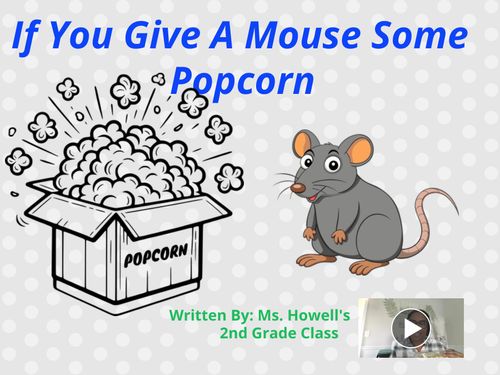 Book Creator | If You Give A Mouse Some Popcorn
