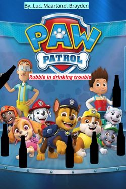 Book Creator | Paw patrol: Rubble in drinking trouble